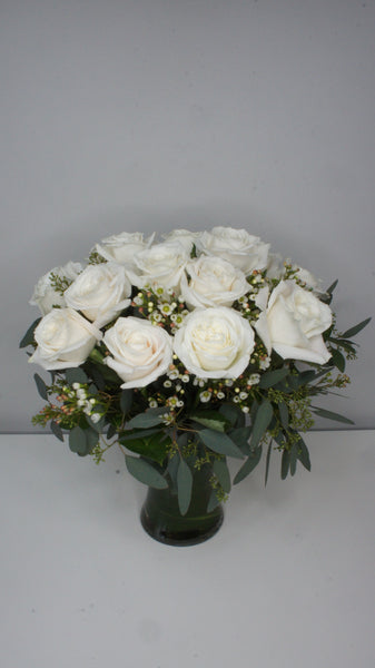 Classic White Roses | Princeton Floral Design